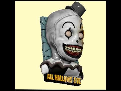 🎬 ALL HALLOWS EVE TERRIFIER・ STL File for 3D printing・Cults