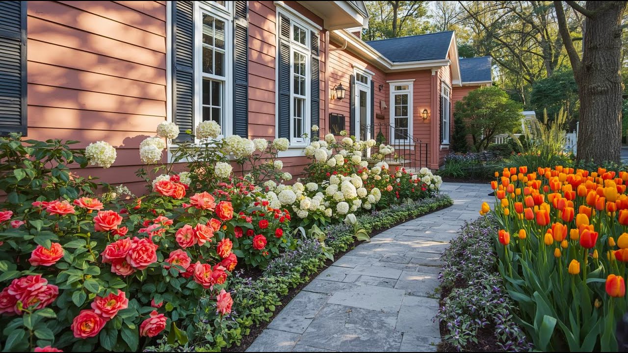 Step Into a Garden of Endless Blooms – A Floral Wonderland Tour | Relaxing Garden