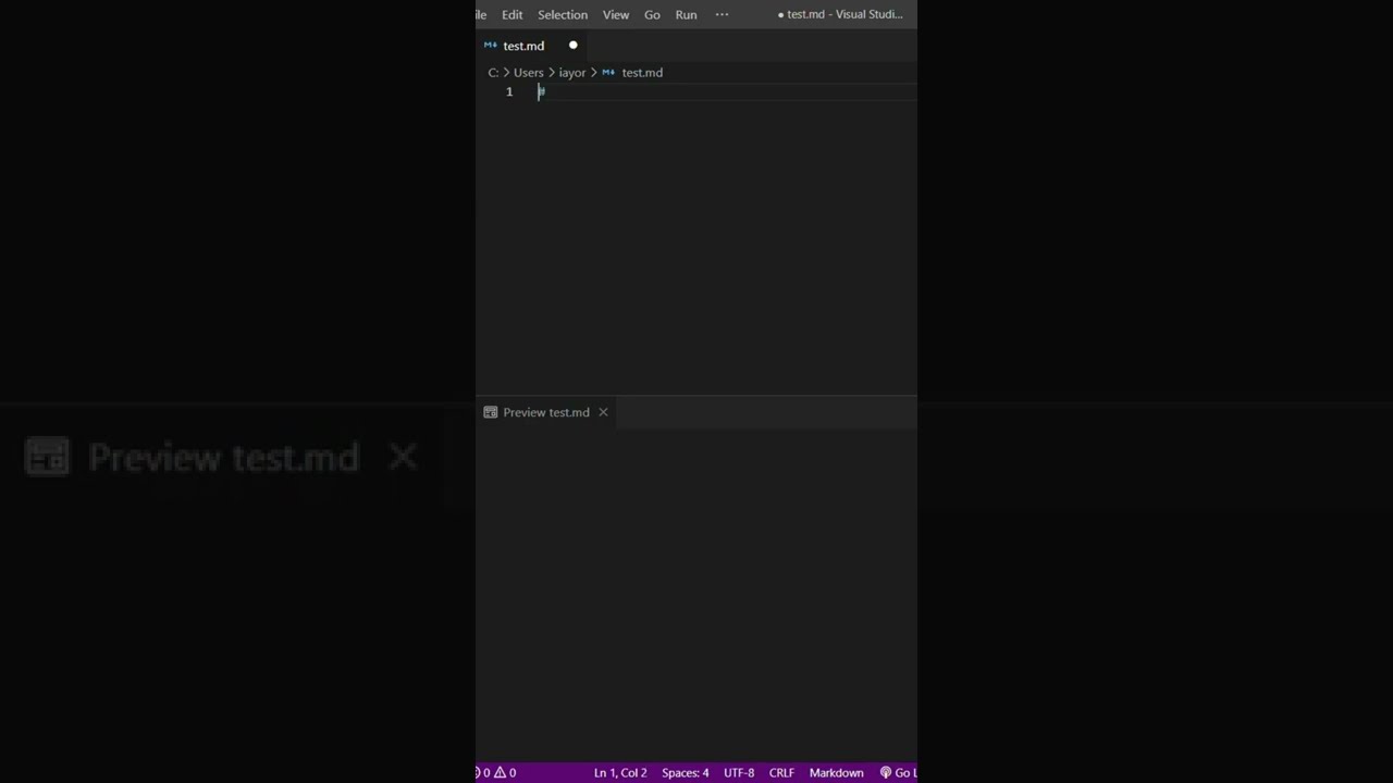 Learn Markdown in 1 minute #shorts