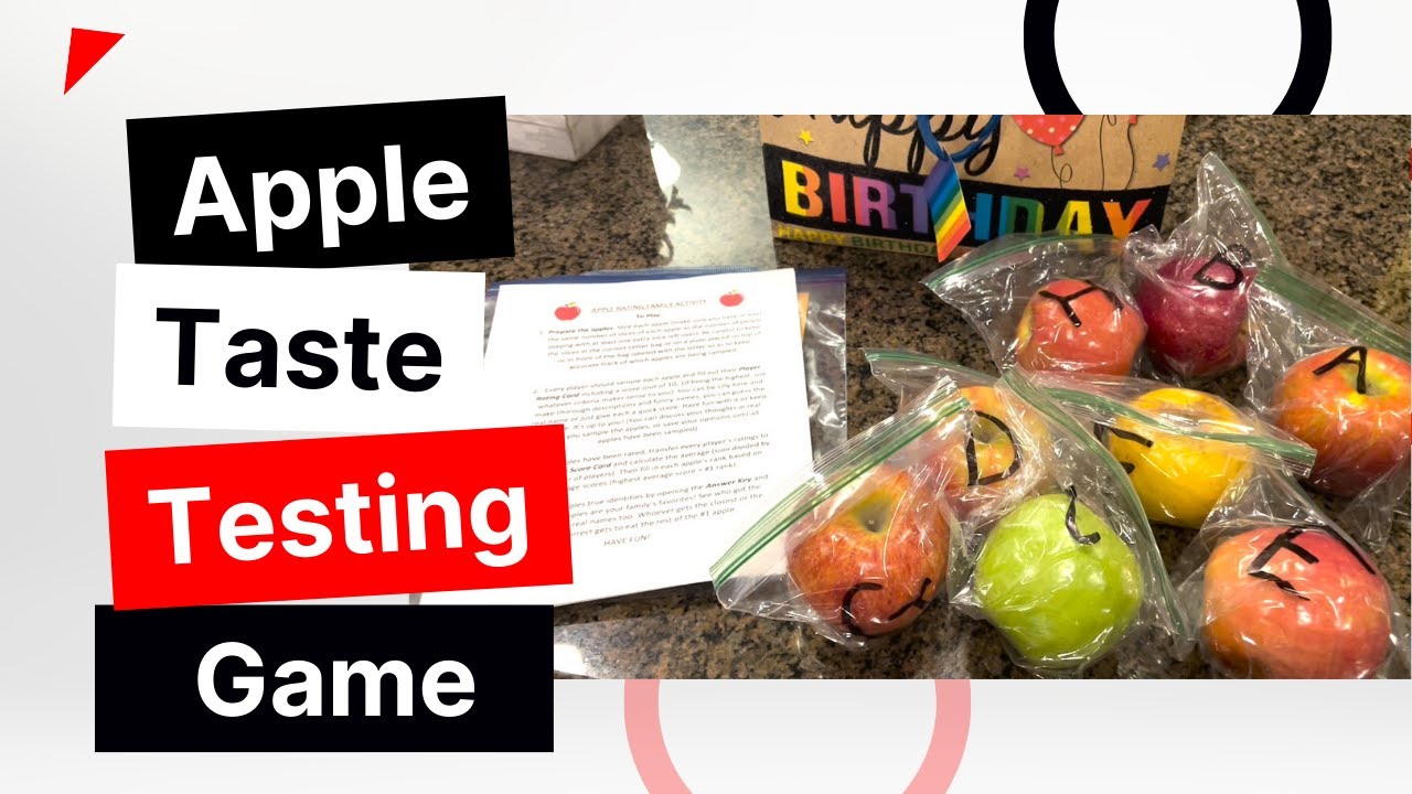 Apple Taste Testing Game!