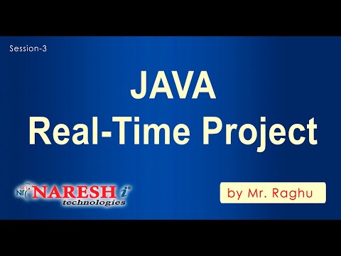 Learn Java Real Time Project | Session 3 | by Mr Raghu - Mind Luster