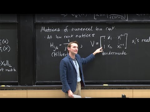 Lecture 17: Rapidly Decreasing Singular Values