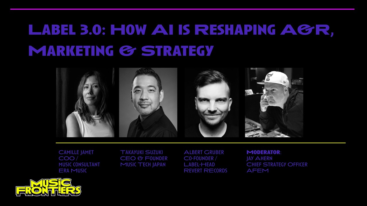 MUSIC FRONTIERS - Label 3.0 How AI is reshaping A&R, Marketing & Strategy #musicindustry #AImusicbiz