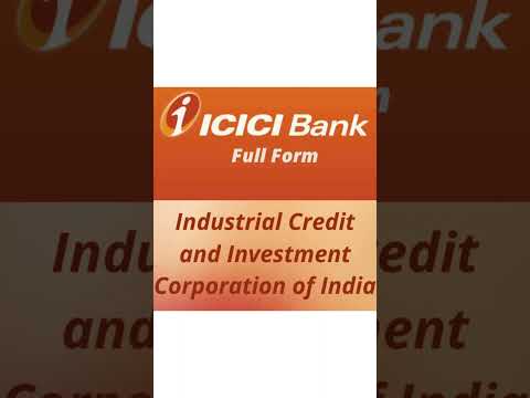 full form of ICICI Bank
