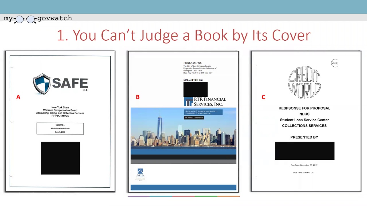 How to Improve Your Government & Higher Ed RFP Responses.