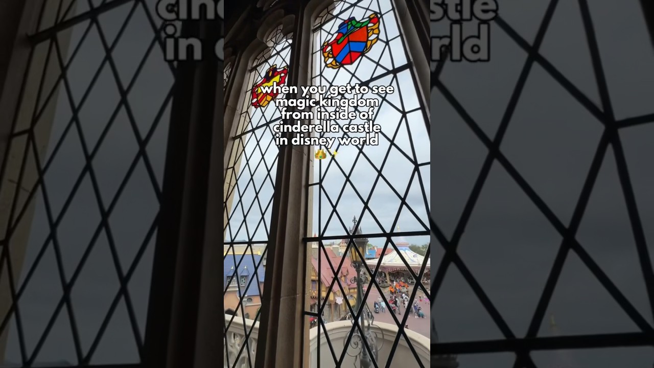 INSIDE Cinderella Castle 🏰✨ #disney #disneyworld