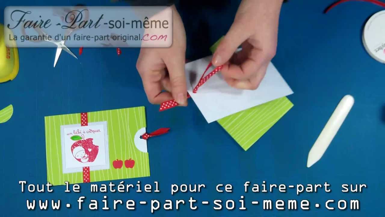 Faire-part naissance Bébé à croquer