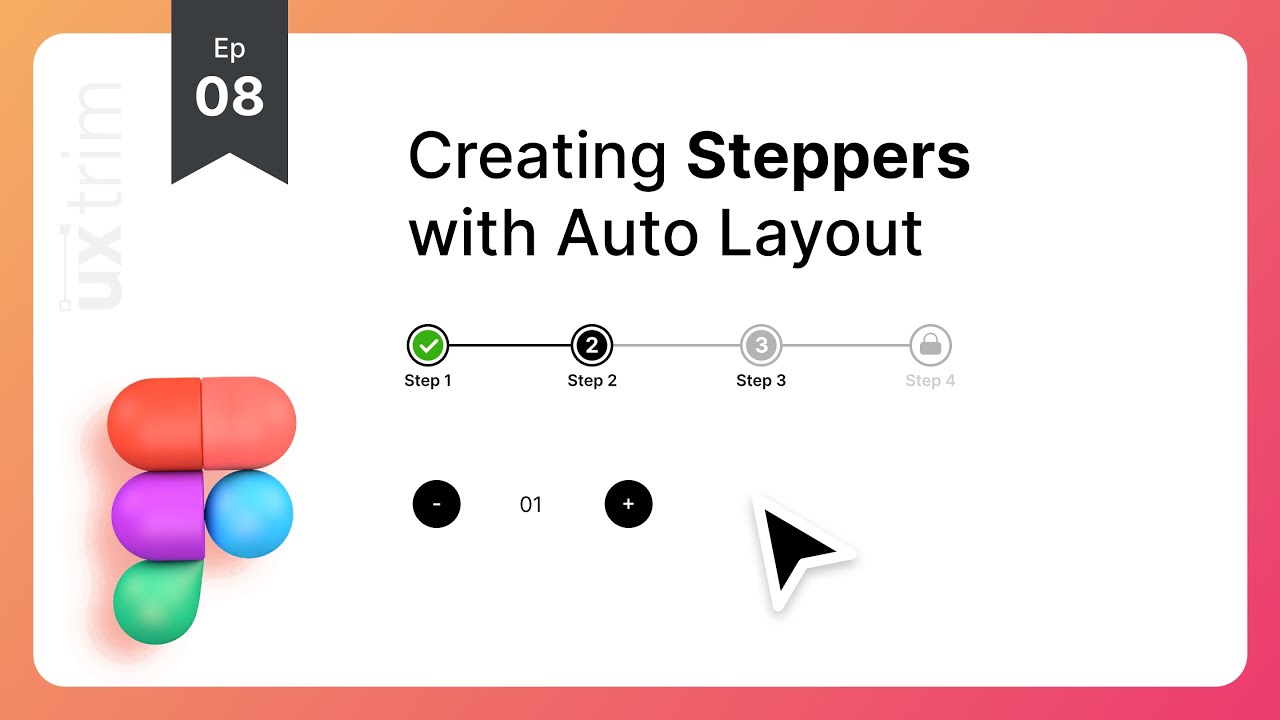 How to create responsive Steppers in Figma | #uxtrim