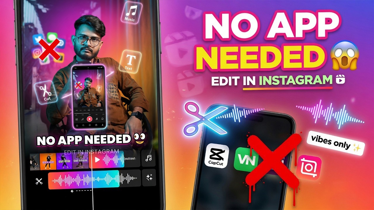 Instagram Reels Editing Tutorial Inside App | No Third-Party Apps Needed!