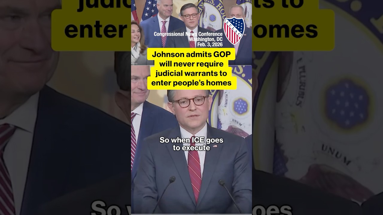GOP WILL NEVER REQUIRE JUDICIAL WARRANTS TO ENTER AMERICAN HOMES