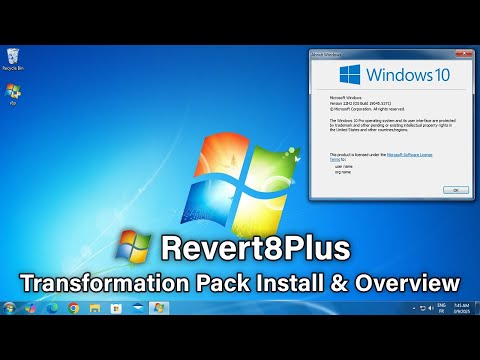 Revert8Plus : Windows 7 Theme for Windows 10 & 11