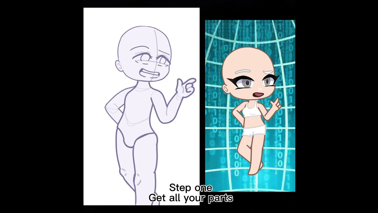 How to make poses in gacha club Pt 1#gacha