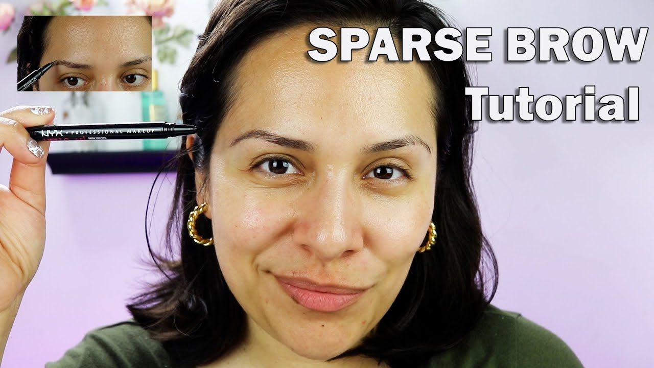Sparse Eyebrows Tutorial - Fuller Looking Brows
