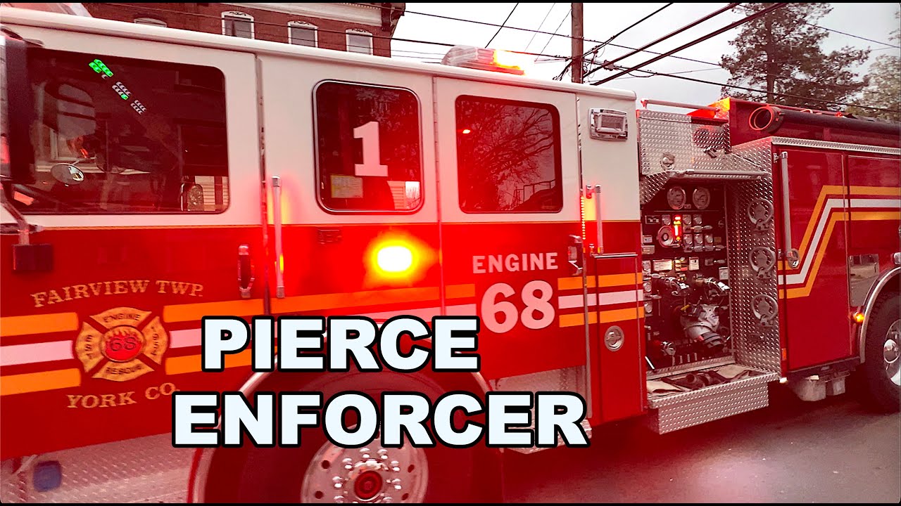 Fire Truck Pierce Enforcer Engine | Fairview Township Fire Department, York County, Pa.