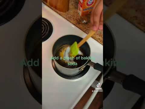 Squid game sugar honeycomb candy (how to make video) #squidgame #squidgamecandy #squidgamenetflix