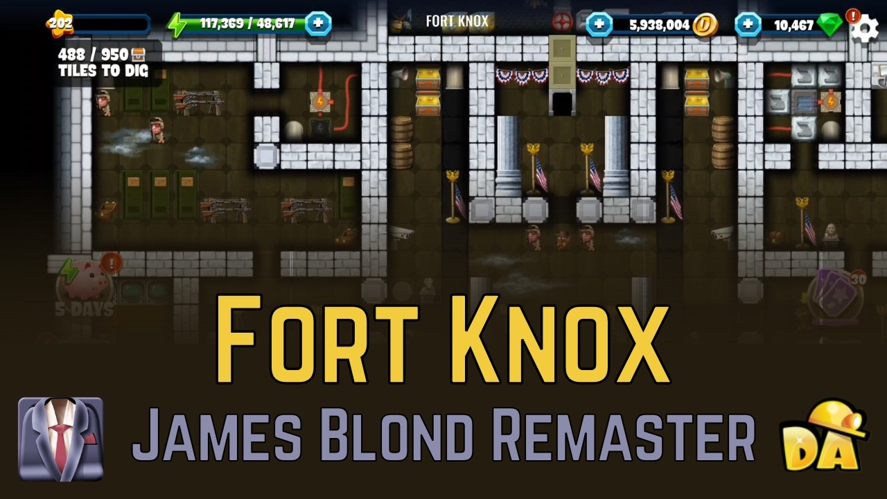 Fort Knox - #7 James Blond Remaster - Diggy's Adventure