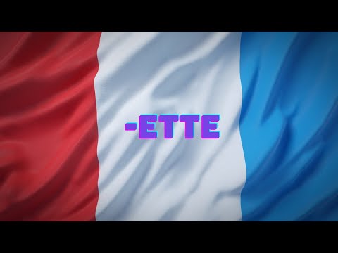 English | Suffixes | -ette