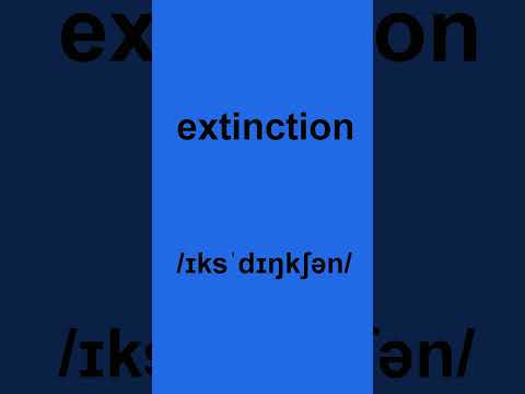 How to pronounce "extinction" in American English #americanpronounce #pronouncecorrectly #english