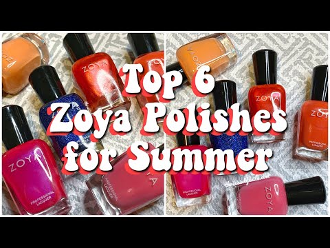 Top 6 Zoya Polishes for Summer | Collab w/ Elizabeth Anne