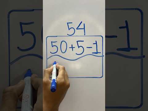 How to write 54 in Roman number? #romannumbercounting1to100 #knowledge #mathsbyjigs #education#study