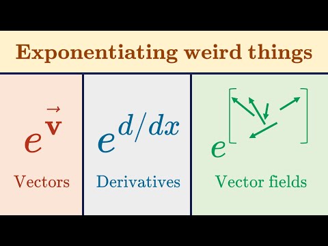 Exponential Derivatives, Vector Field, Matrix | Math Online Tom Circle
