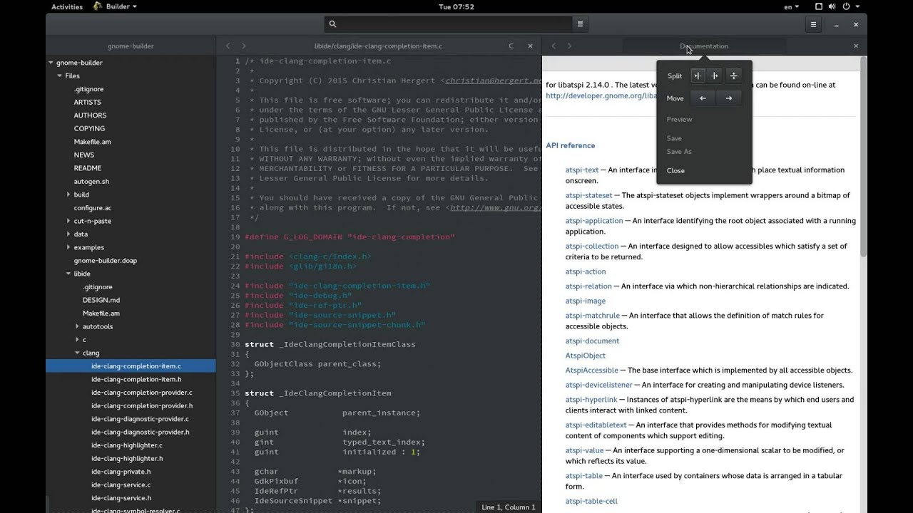 Programming with GNOME Builder: Review and Coding Practice