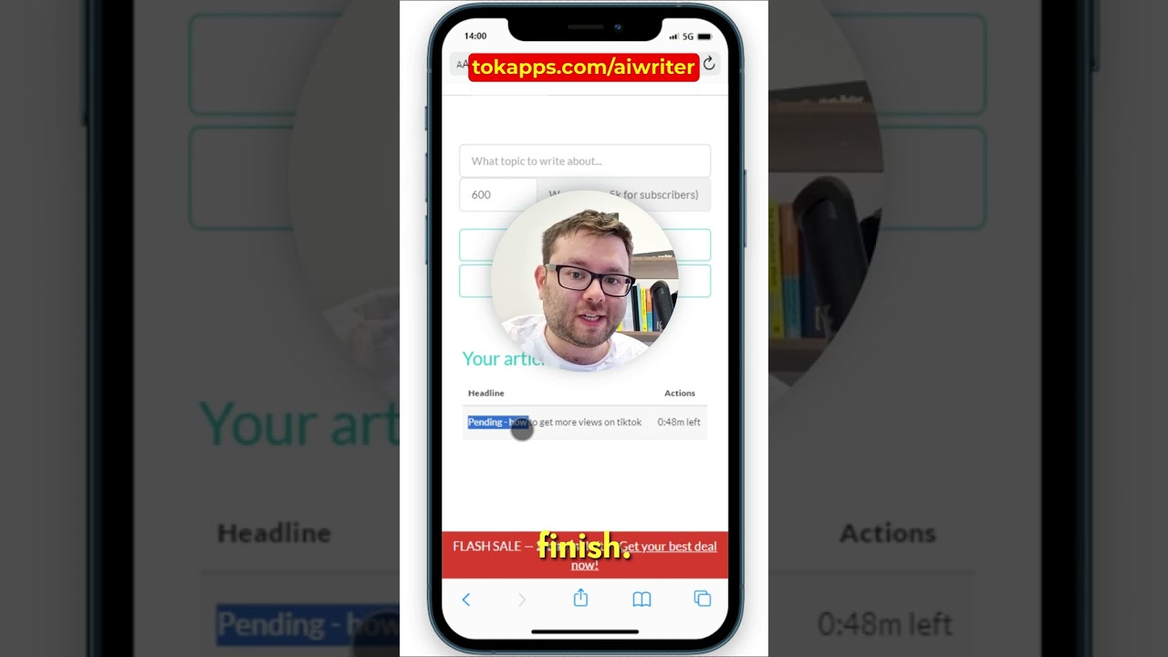 This website uses AI to write blogs in 1-click