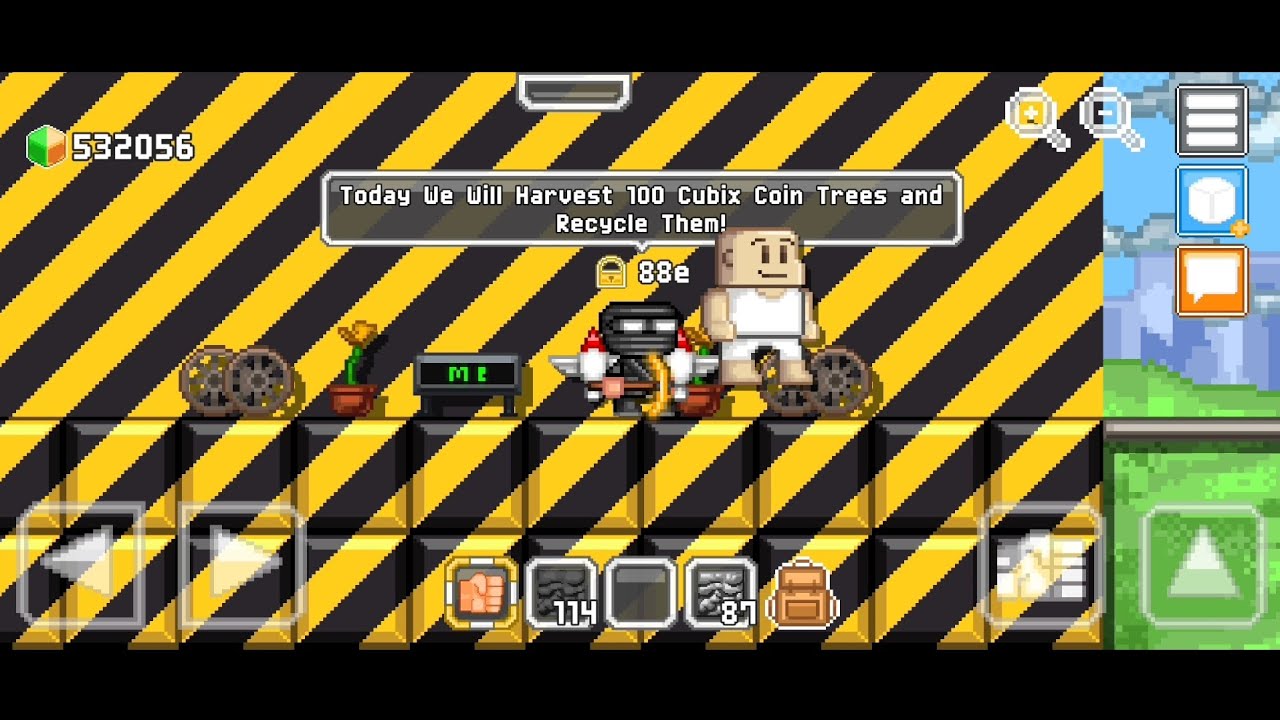 Cubix Worlds Harvesting 100 Cubix Coin Trees & [BONUS]