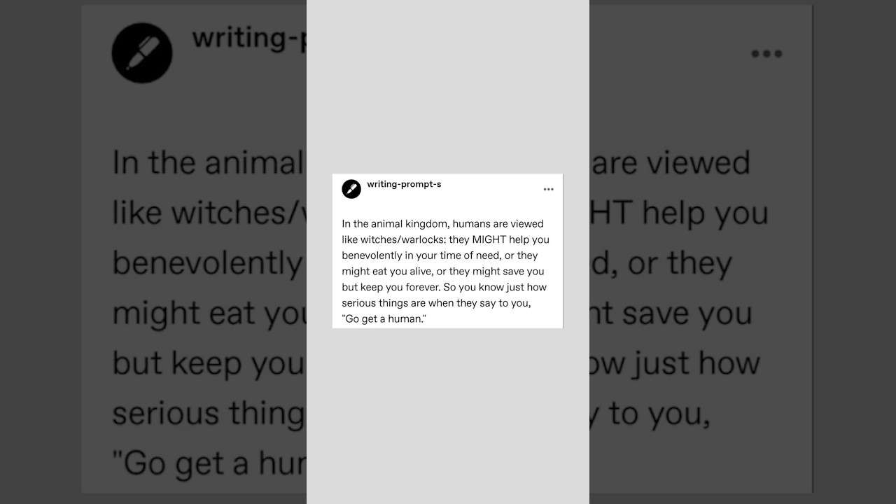 Witch Doctor Tumblr Post 😌