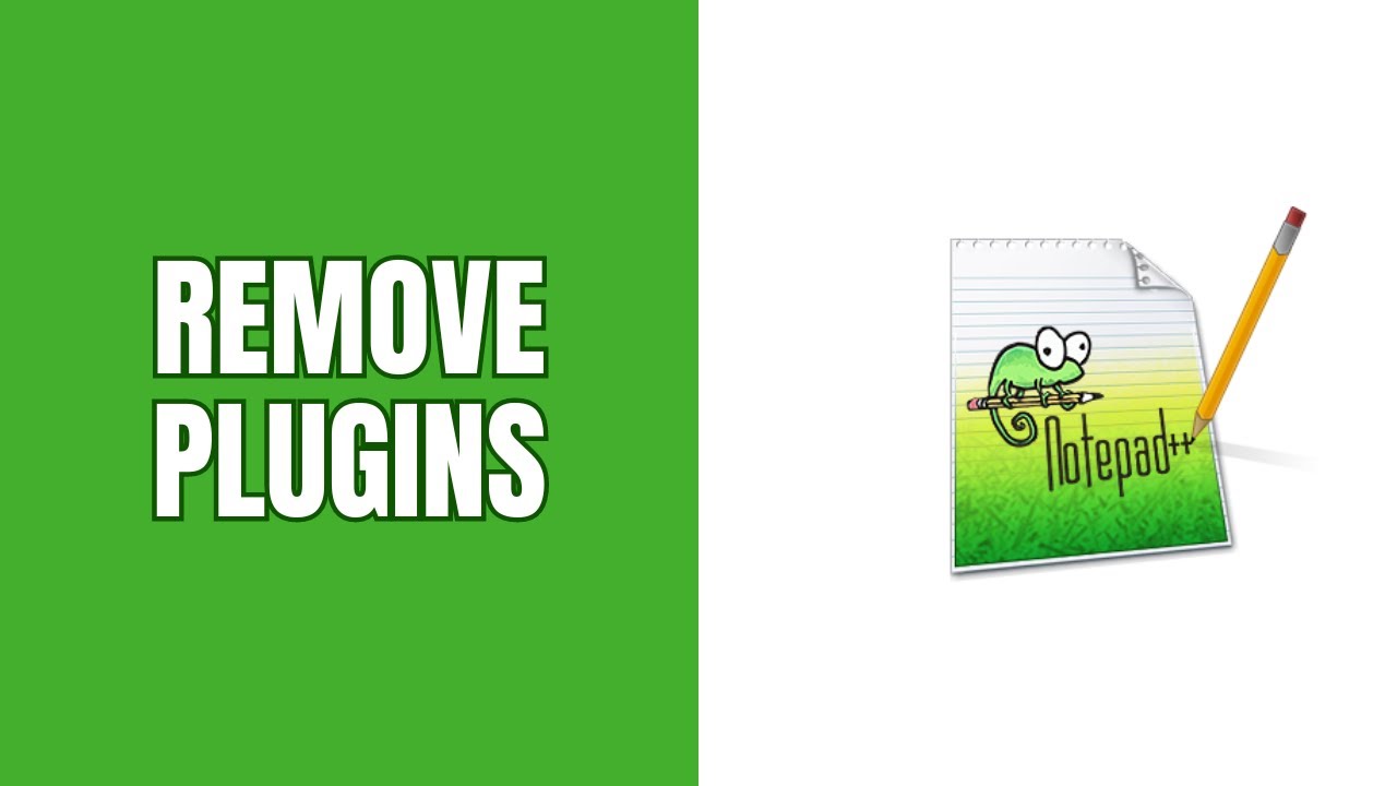 How to remove plugins from Notepad++