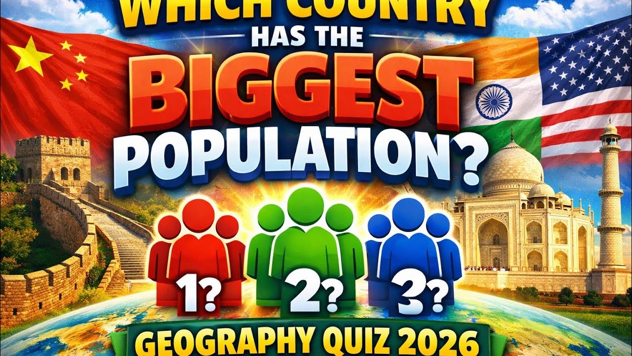 Which Country Has the Biggest Population? | Geography Quiz 2026