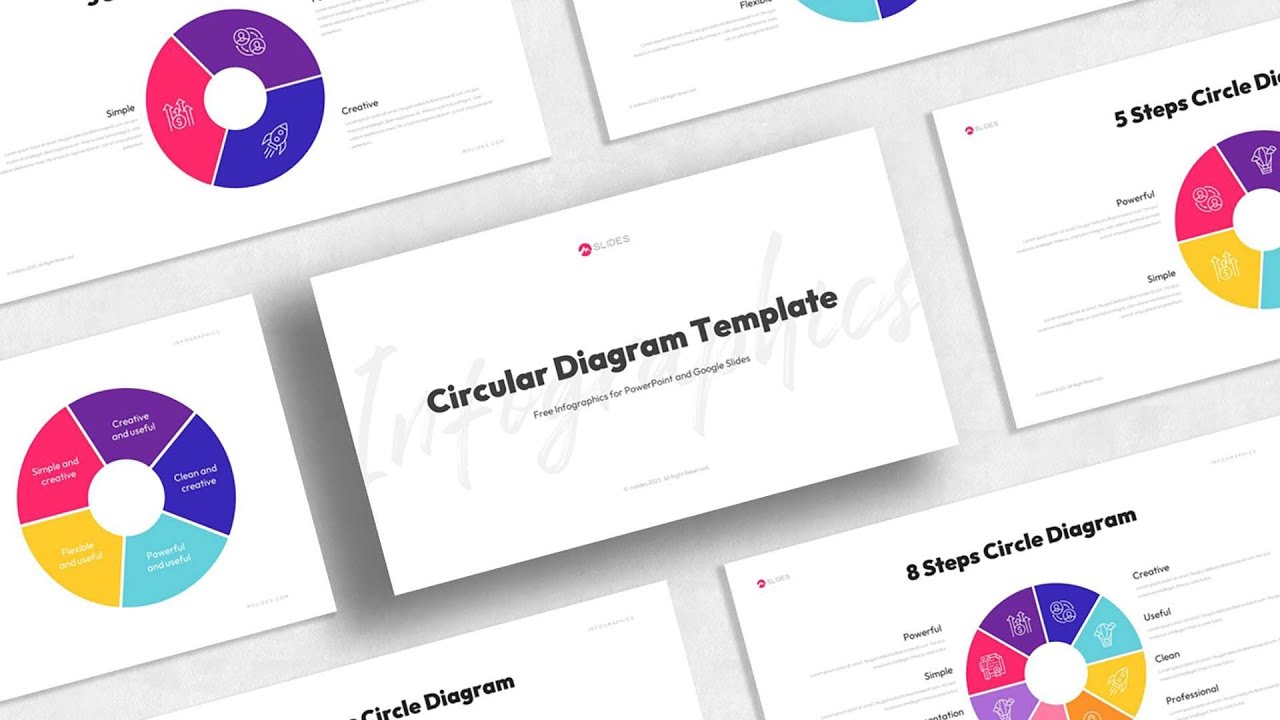 Circular Diagram Template for PowerPoint and Google Slides Free Download