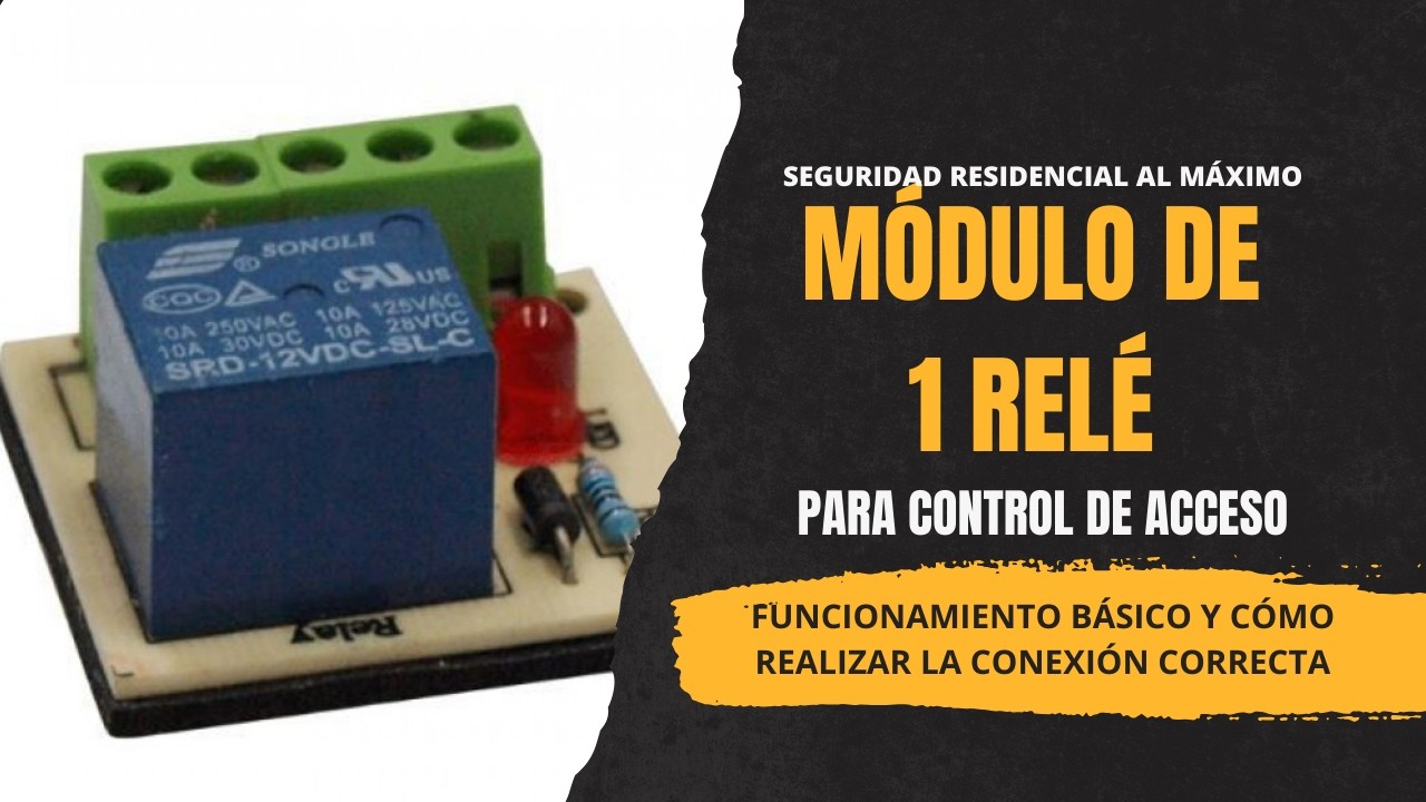 Módulo de 1 Relé ⚙️ Funcionamiento y Conexión