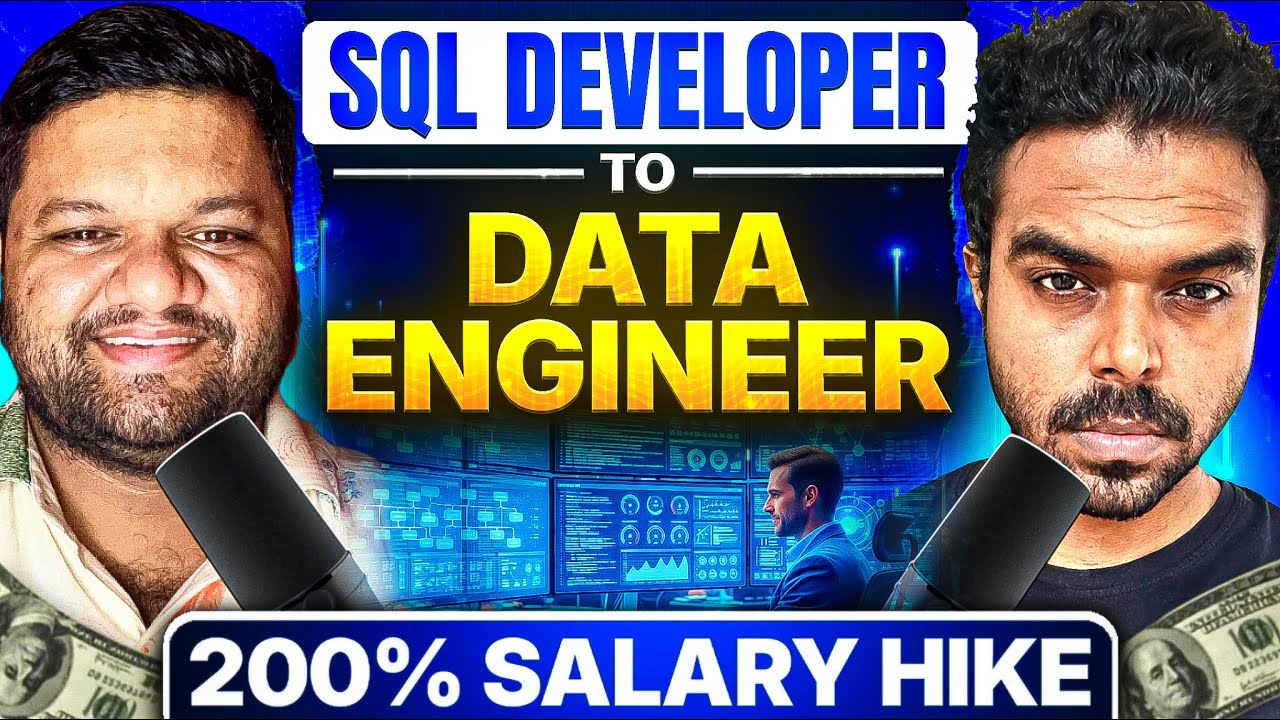 Career Switch From SQL Developer To Data Engineer | 200% Salary Hike