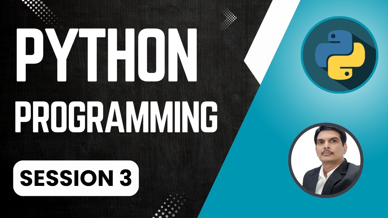 Session 3- Python Programming for Selenium
