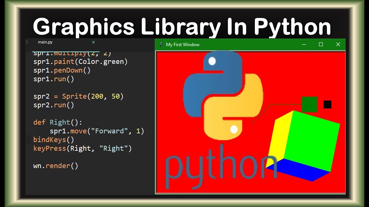 Python Tutorials For Beginners | Graphics Library In Python