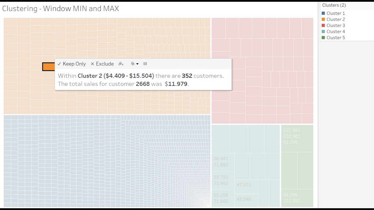 Tableaufans com - Get cluster ranges