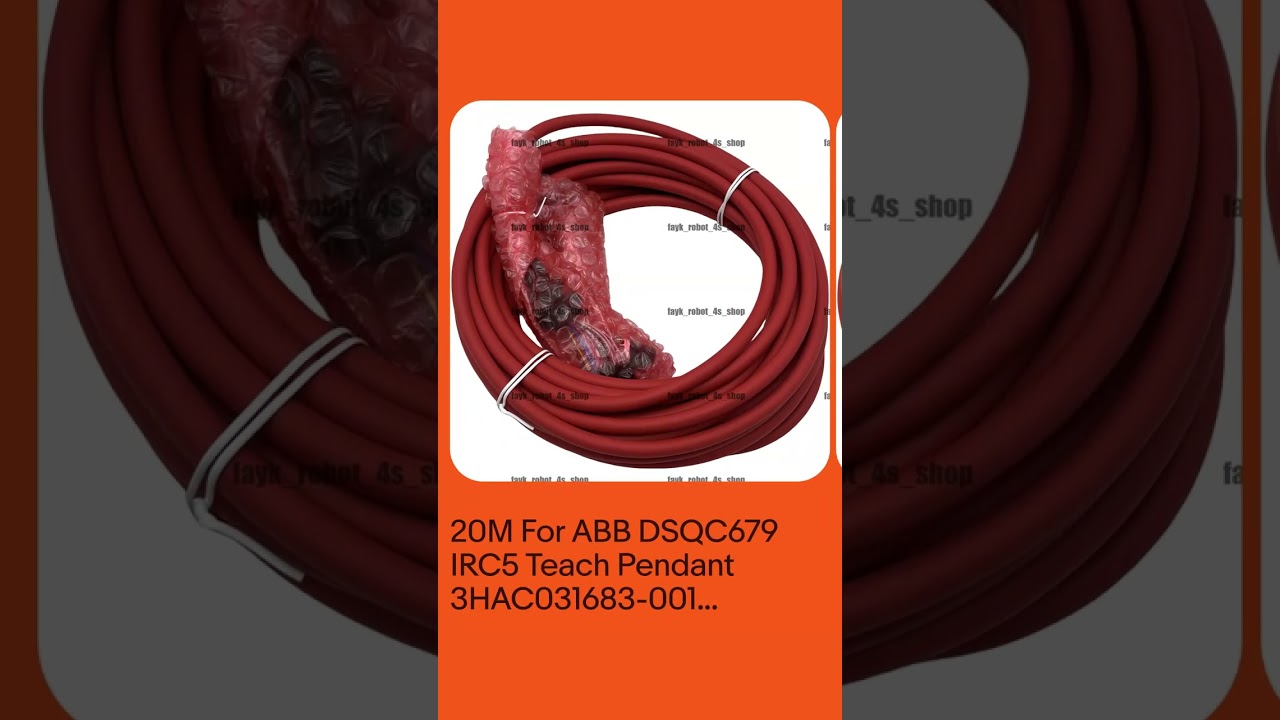 20M For ABB DSQC679 IRC5 Teach Pendant 3HAC031683-001 Connector Cable plug New