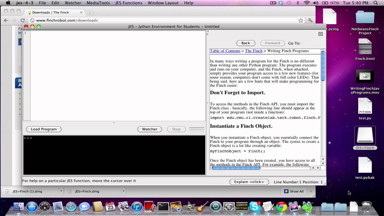 Installing and Using JES+Finch