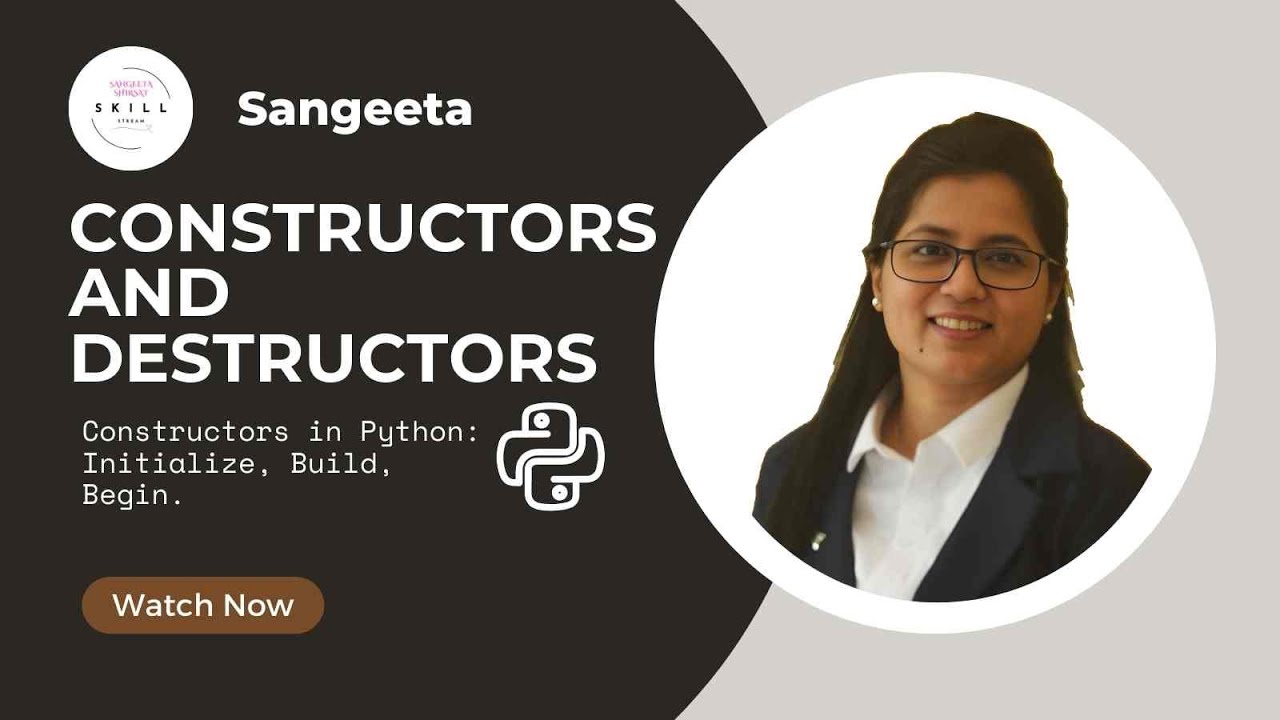 🎥 Python Constructors & Destructors Explained! 🧱💣 | #PythonProgramming #CodeWithMe