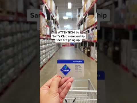 📢 Sam’s Club membership fees are going up!