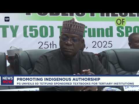 FG unveils 50 TETFund sponsored textbooks for tertiary institutions