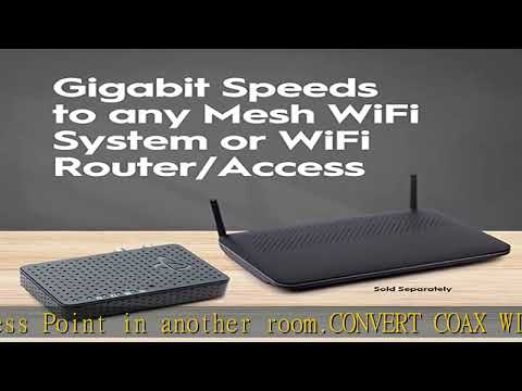 Hitron Bonded MoCA 2.5 Adapter for Ethernet Over Coax (2-Pack) | 1 Gbps Ethernet, 2.5 Gbps Over exi