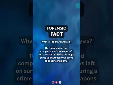 What is tool mark Analysis? | #forensics #forensicscience