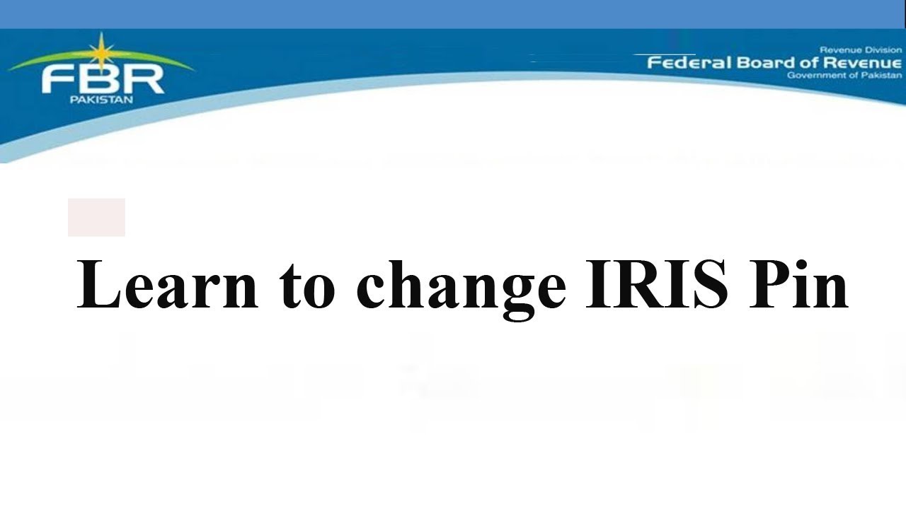 How to Change IRIS Pin Code