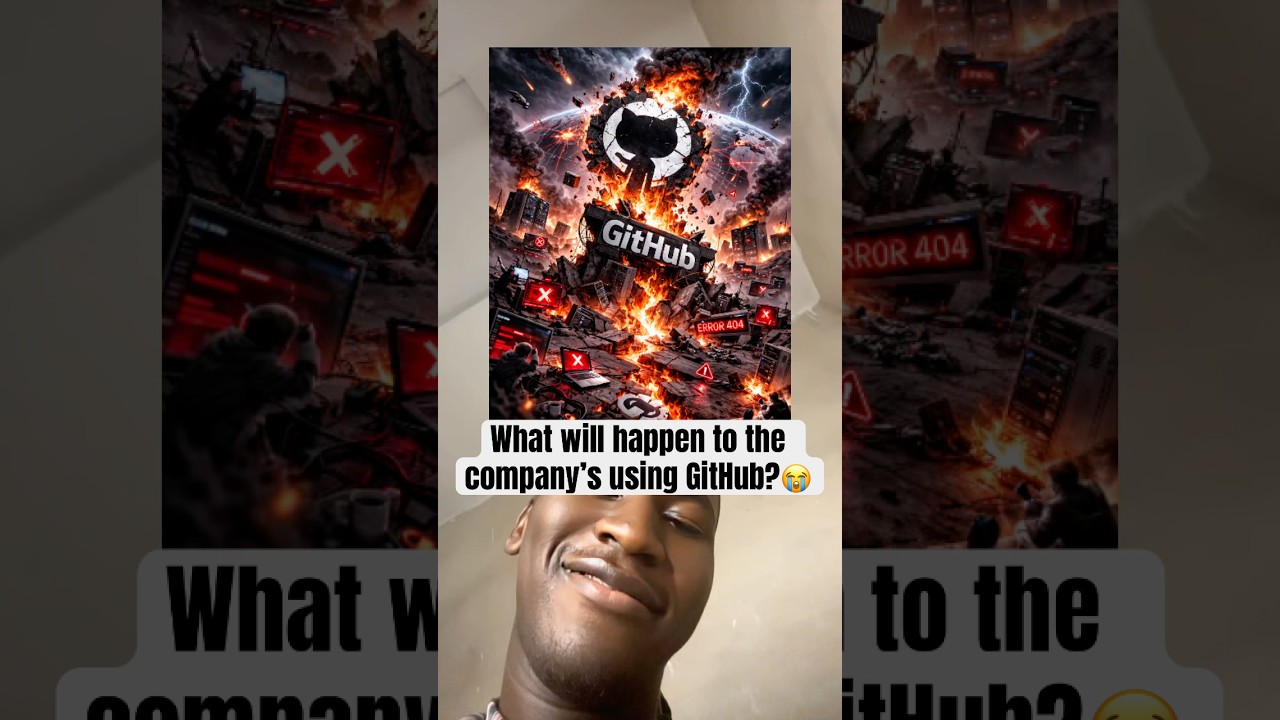 What will happen to companies when GitHub goes down?🙁