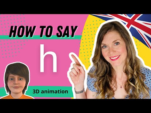 H-DARA, Speech Therapy, SLP, How to say H, English accent, Eliciting Sounds, 3D Speech, Resourceible