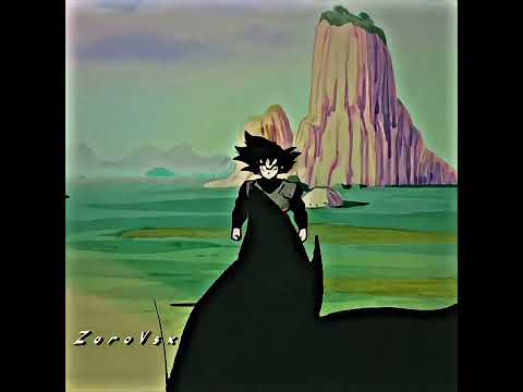 Goku Vs Goku black in z art style ☠️ #dbs #dbz #shorts #goku #gokublack #anime #edit #tranding