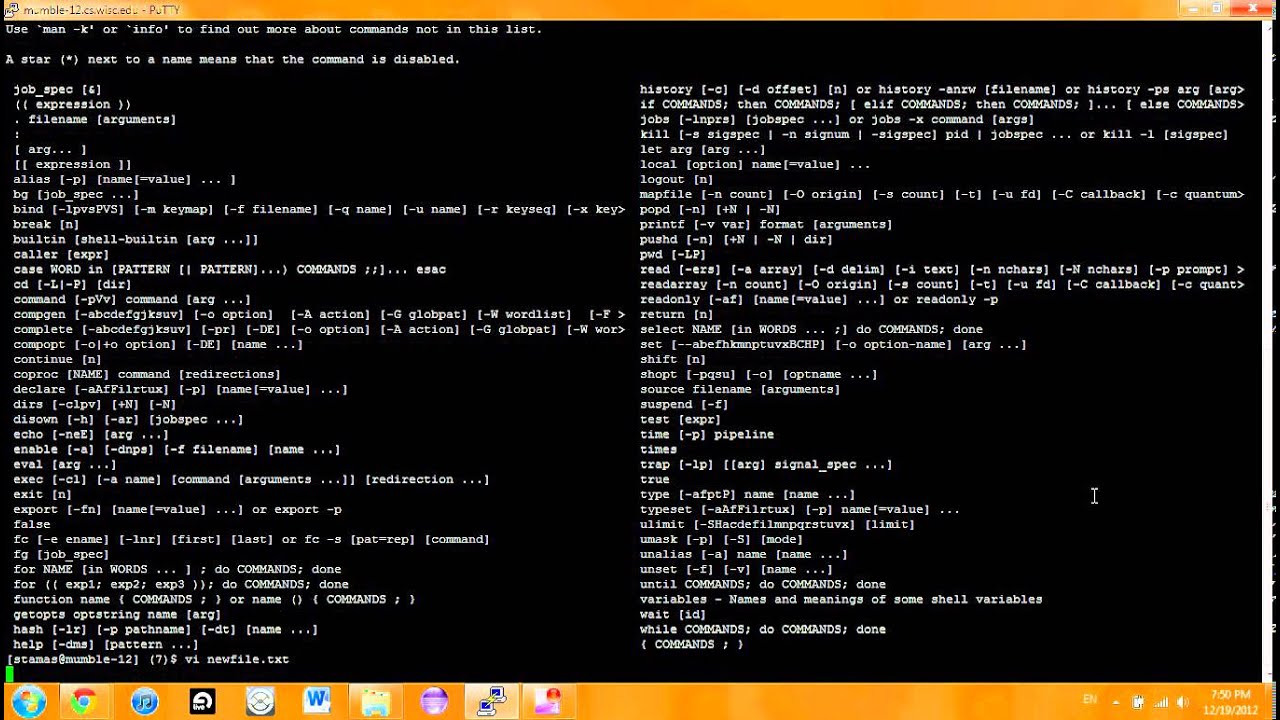 PuTTY/SSH Intro Tutorial