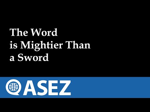 The Word is Mightier Than a Sword | WMSCOG, World Mission Society Church of God